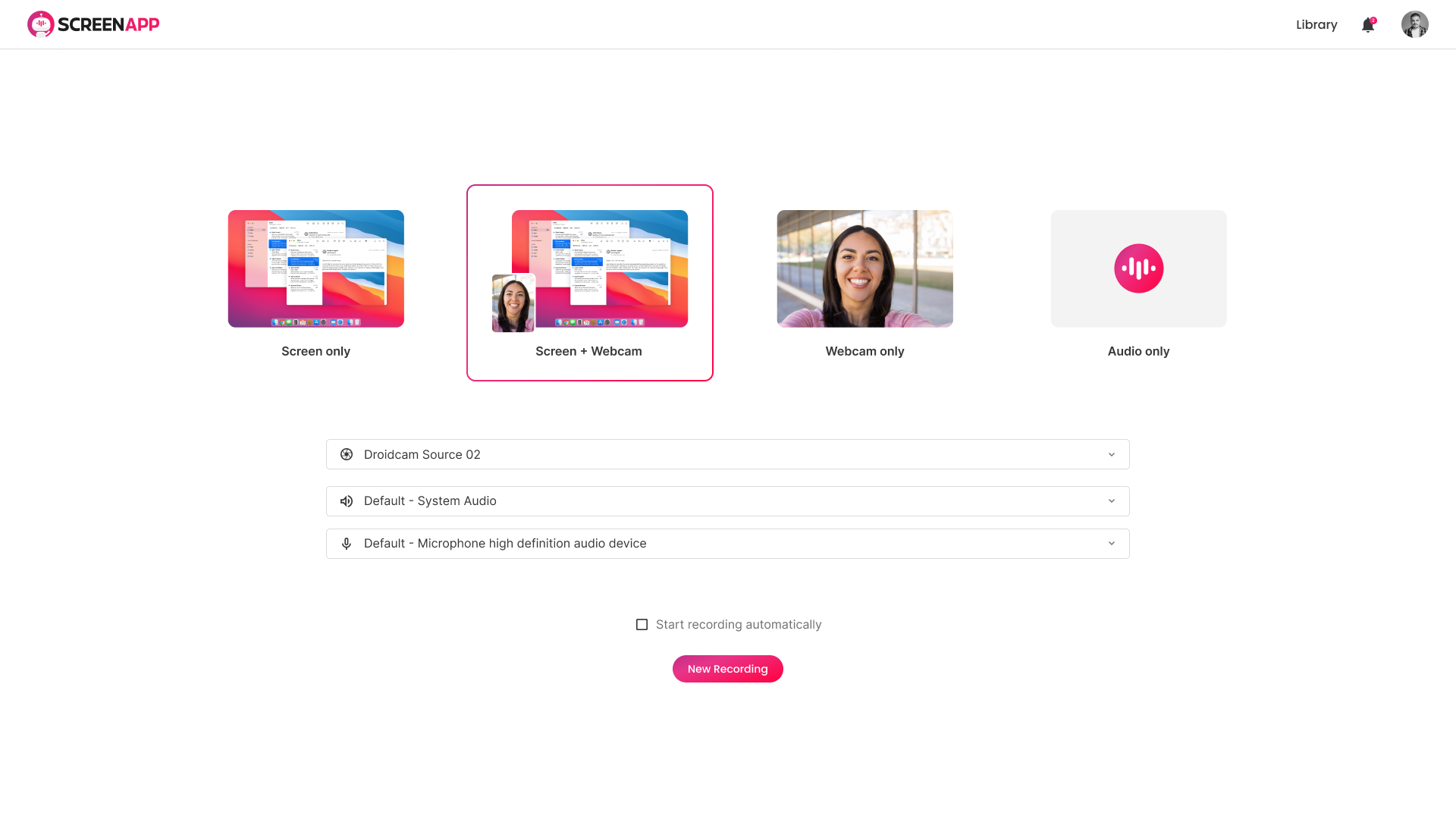 AI Audio Notetaker | ScreenApp
